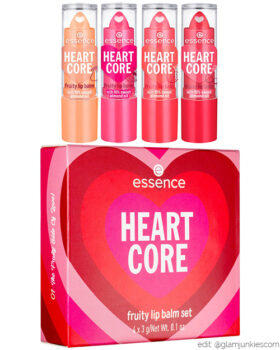 essence HEART CORE fruity lip balm set ⋆