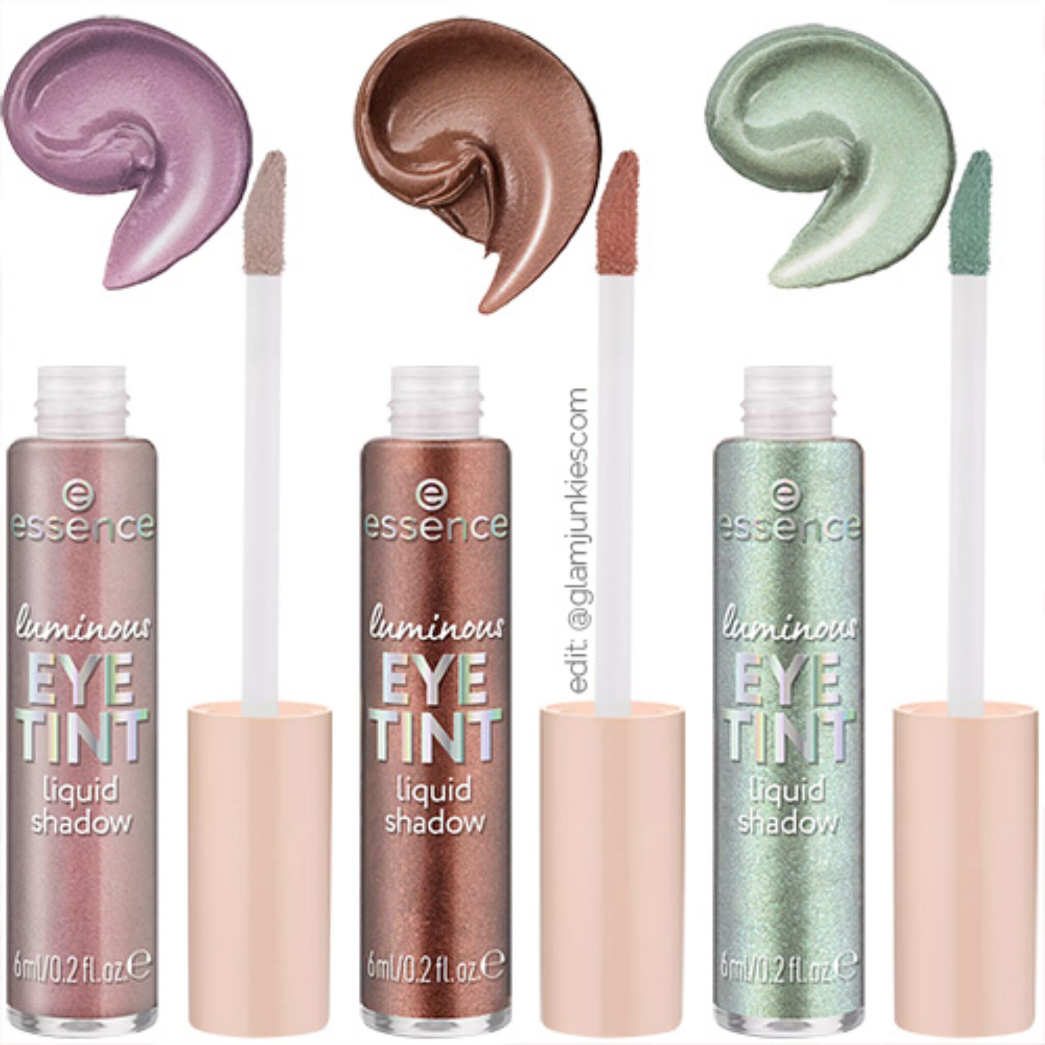 essence luminous EYE TINT liquid shadow - neue Farben ⋆