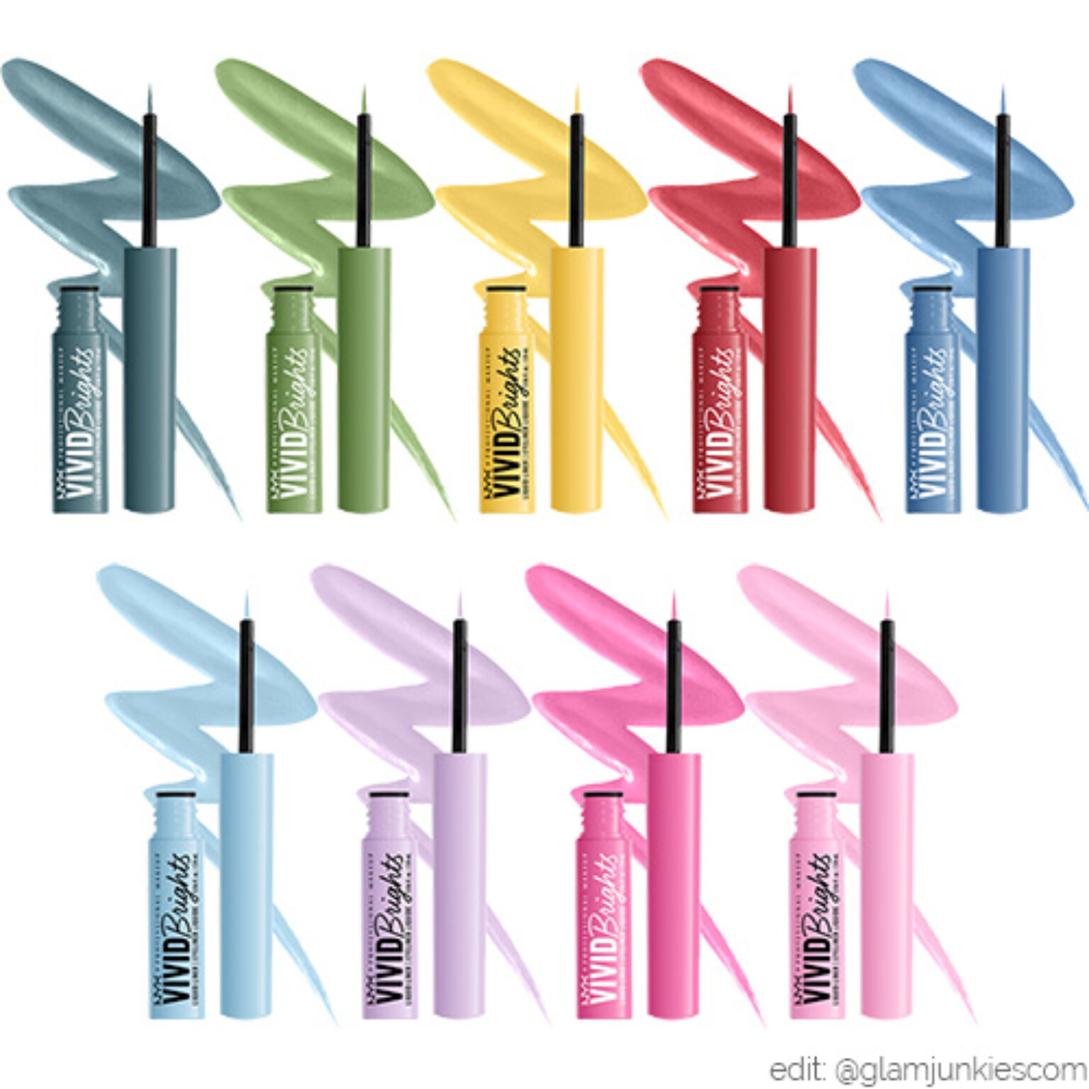 NYX Professional Makeup Vivid Brights Colored Liquid Eyeliner ⋆