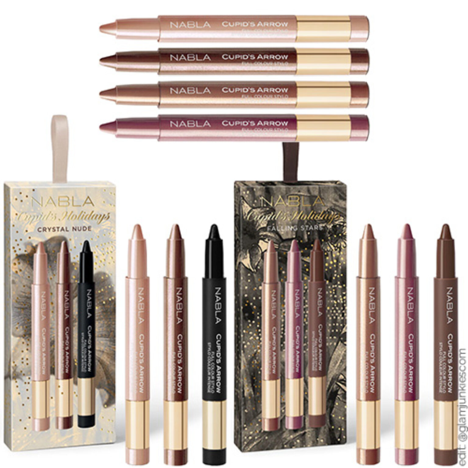 Nabla Cosmetics Cupid's Arrow Shine & Holiday Sets ⋆