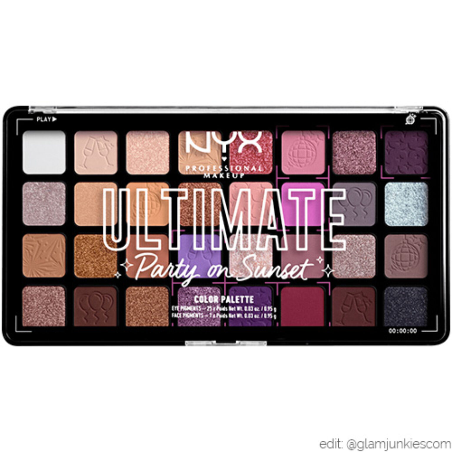 NYX Professional Makeup Ultimate Shadow Palette 32 in Party on Sunset ⋆