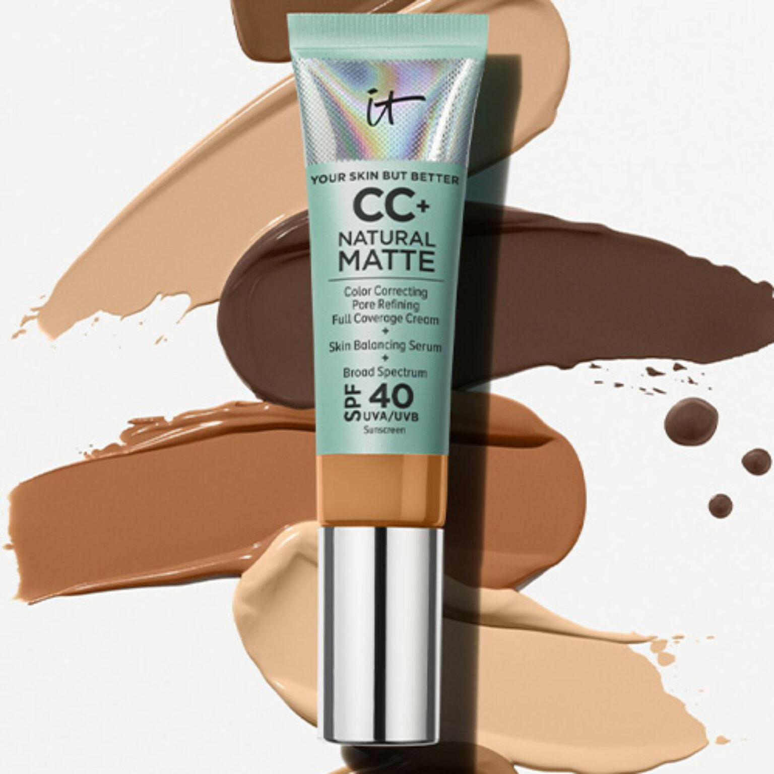 IT Cosmetics CC+ Cream Natural Matte Foundation ⋆