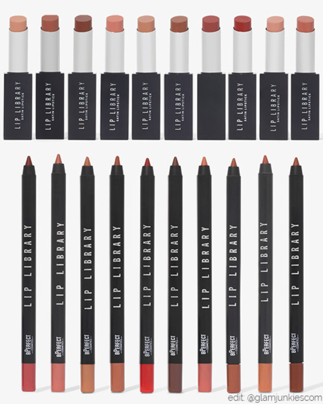BPerfect Cosmetics Lip Library Lipstick & Lip Liner ⋆