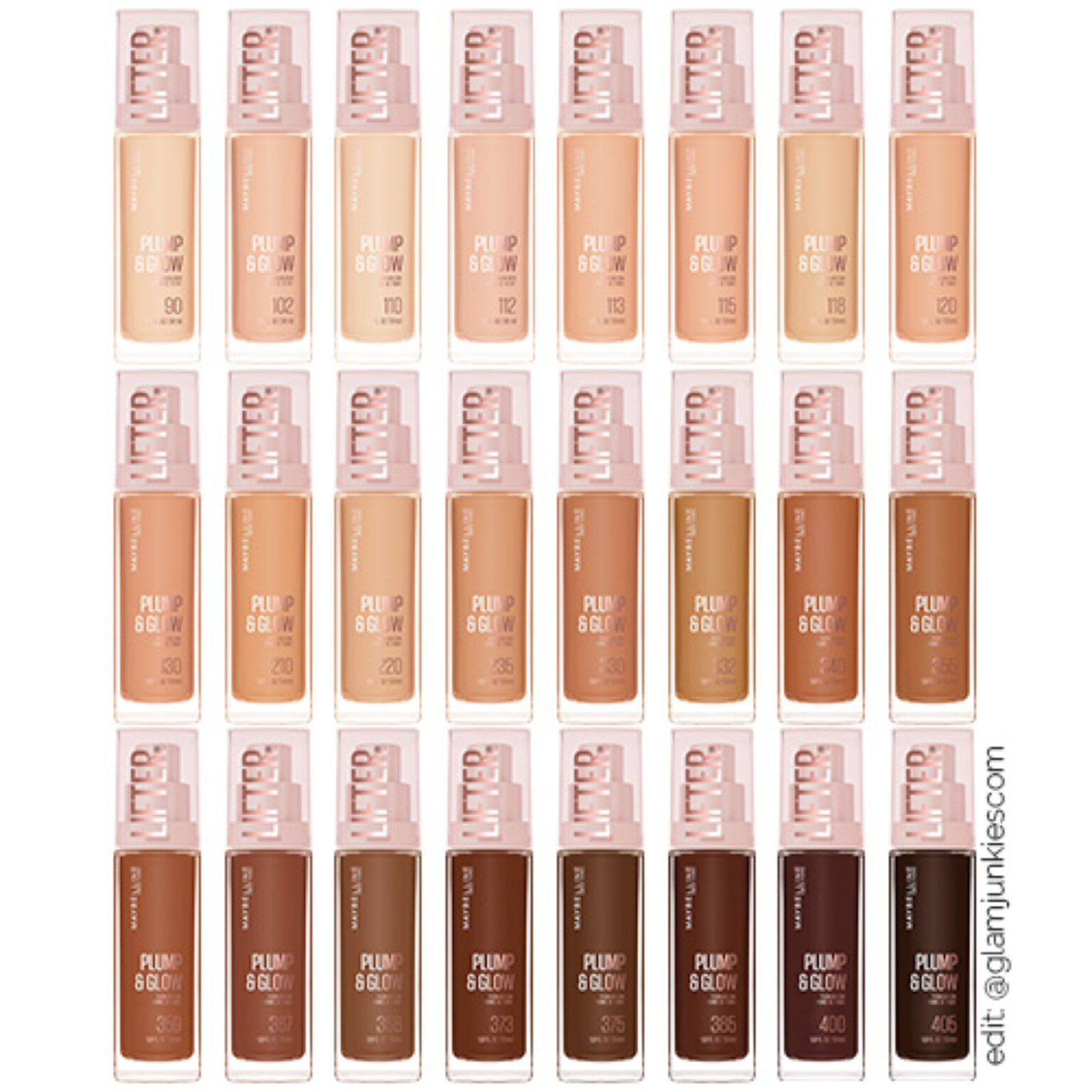 Maybelline Lifter Plump & Glow Foundation - jetzt in Deutschland ...