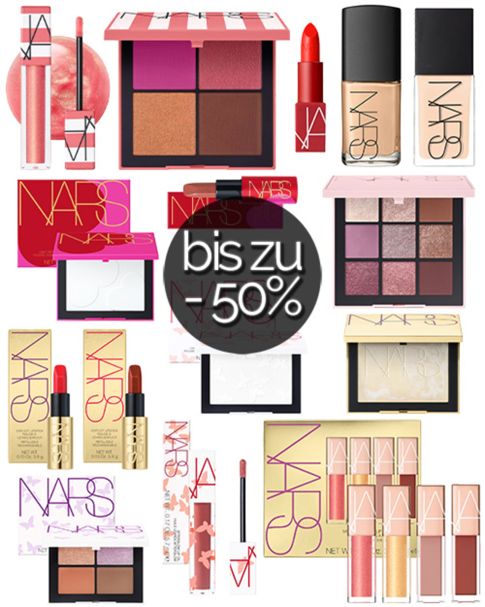 Bis zu - 50% Rabatt auf ausgewählte Nars Cosmetics Produkte ⋆
