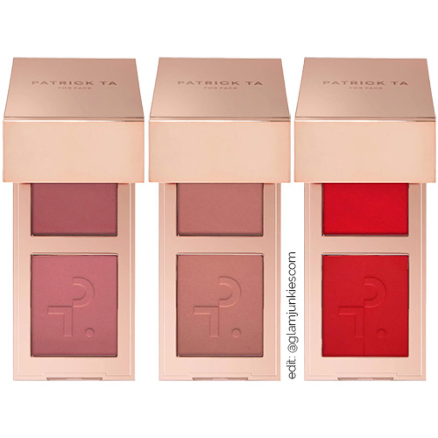 Patrick Ta Beauty Mini Major Headlines Double-Take Crème & Powder Blush ...